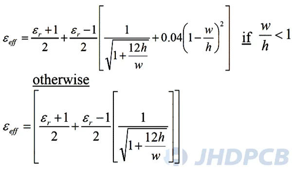 Dielectric Constant Equation
